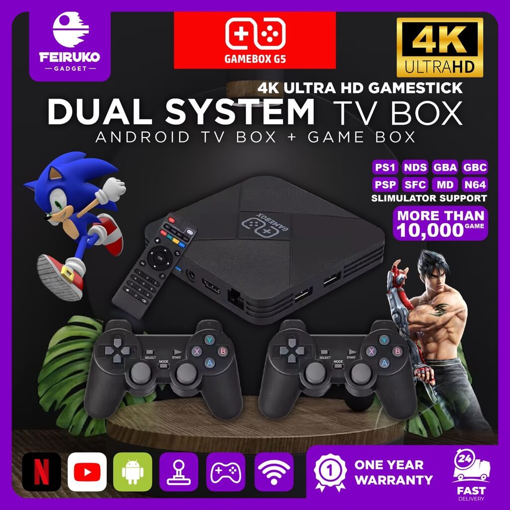 BOX ANDROID TV ET JEUX VIDEOS – GALERIE SHOP